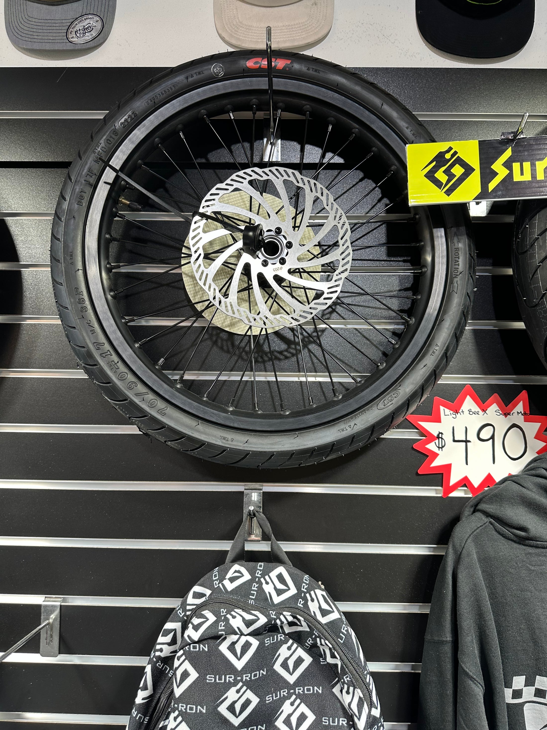 17" Supermoto Wheel Set (Surron Lightbee & E-Ride Pro) – Boca Scooters